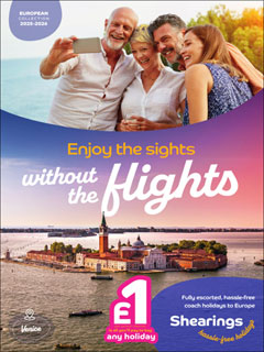 Shearings European Coach Holidays Brochure